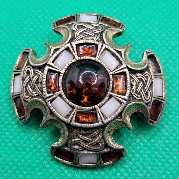 Miracle | Jewelry | Vintage Miracle Celtic Knot Cross Brooch Pin 75 S2 ...